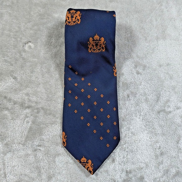 John Bull | Accessories | Vintage John Bull Tie Mens 56x4 Heraldic ...